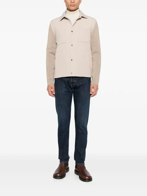 Herno Panelled Point Collar Jacket