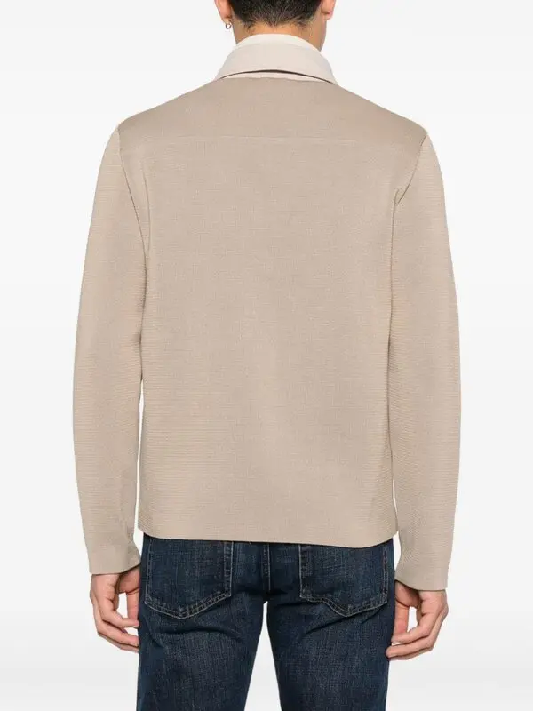 Herno Panelled Point Collar Jacket - Multicolor