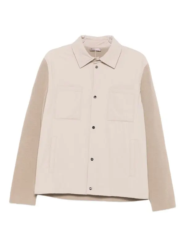 Herno Panelled Point Collar Jacket - Multicolor