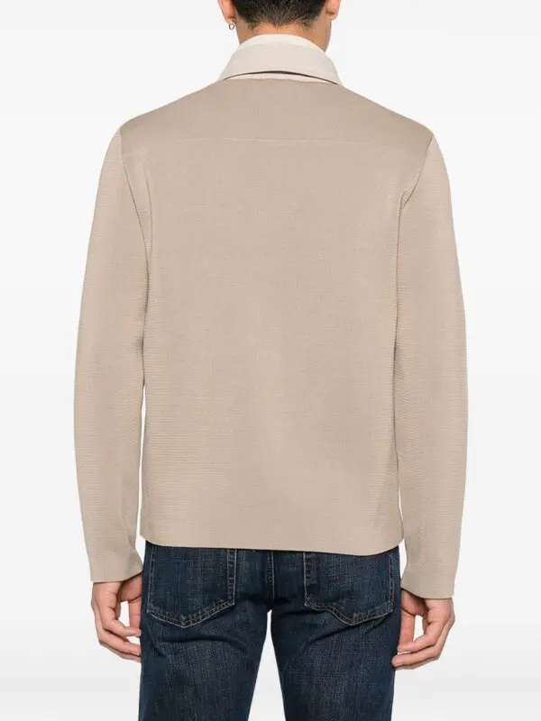 Herno Panelled Point Collar Jacket - Multicolor