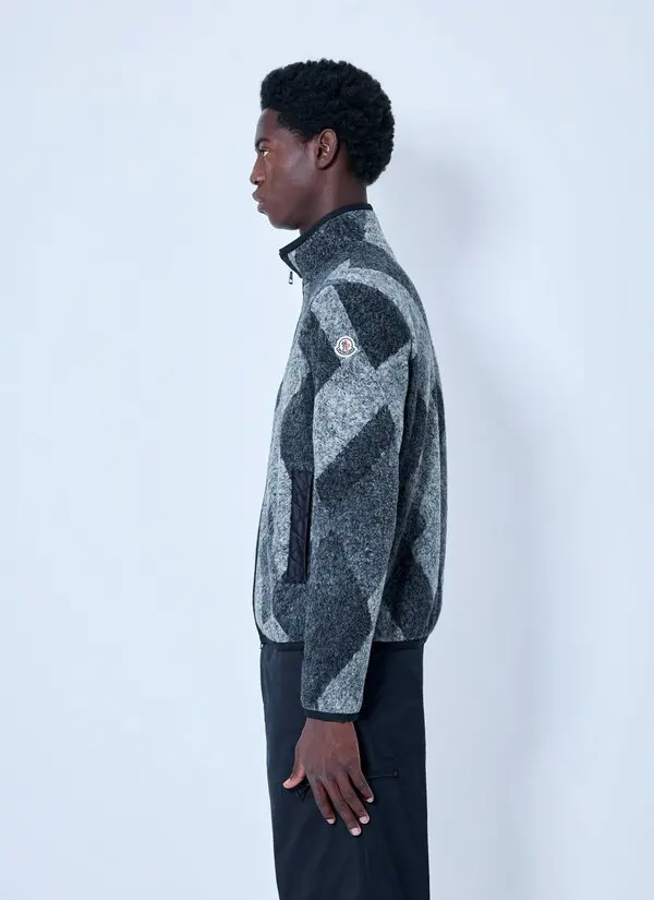 Moncler Zip Up Cardigan
