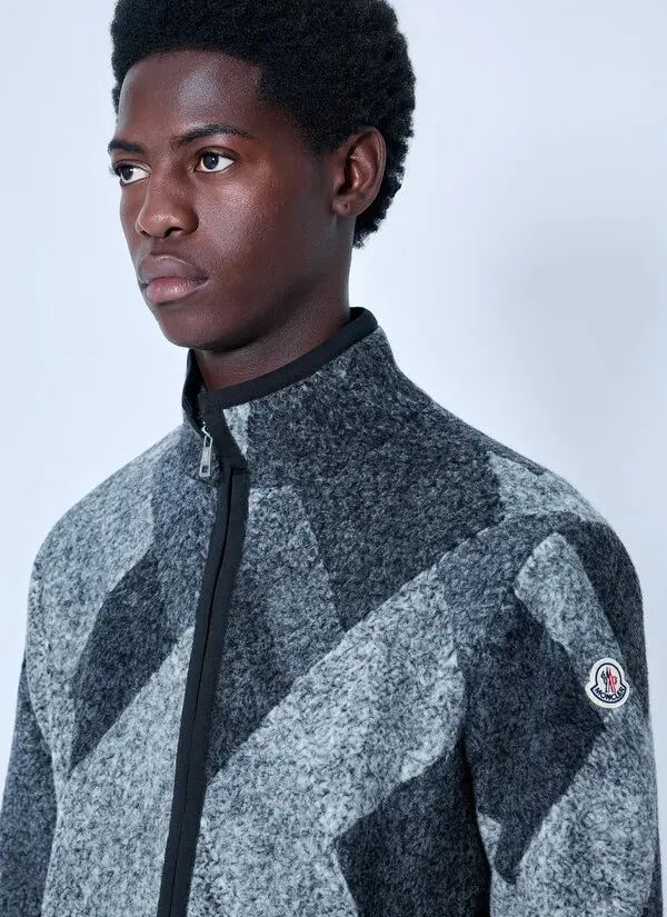 Moncler Zip Up Cardigan