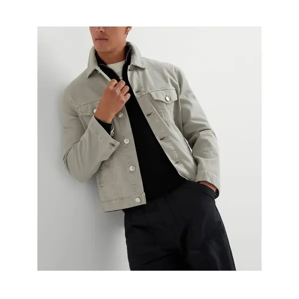 Brunello Cucinelli Grey Jackets Denim Jackets