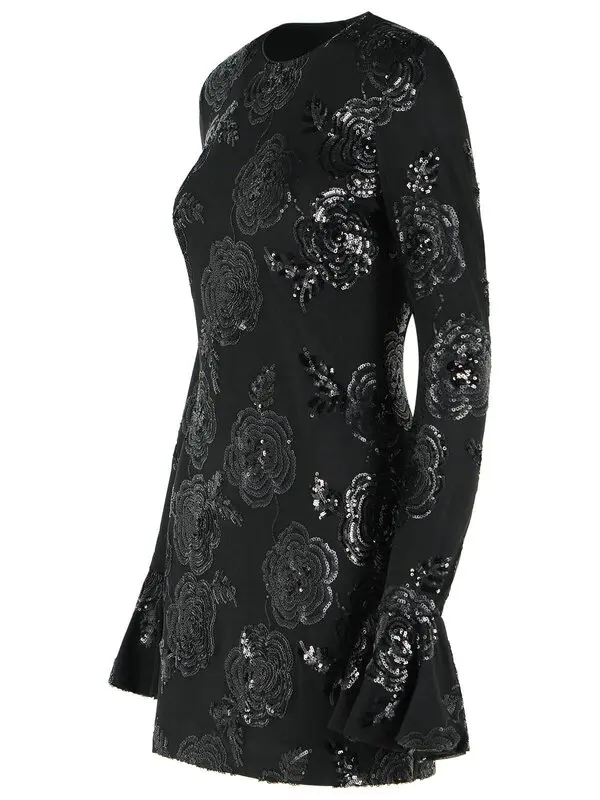 ROTATE BY BIRGER CHRISTENSEN Polyester Mini Dress - Black