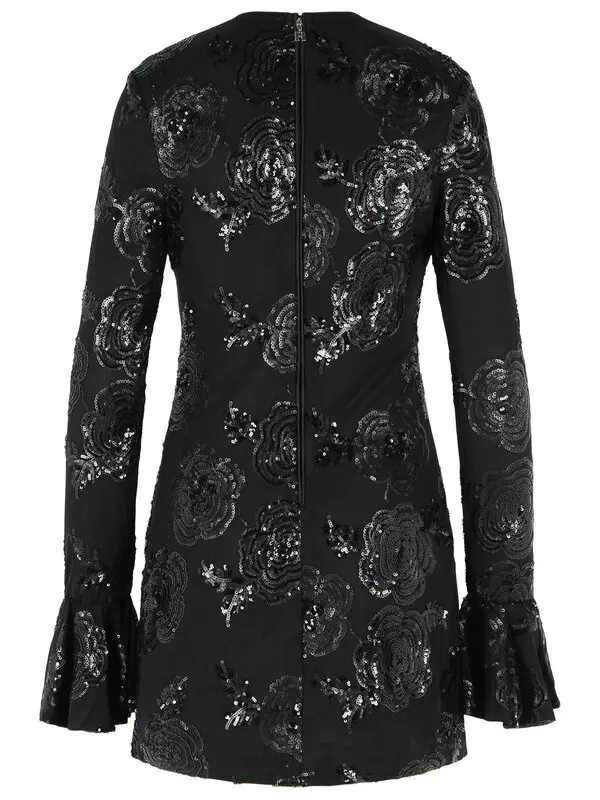 ROTATE BY BIRGER CHRISTENSEN Polyester Mini Dress - Black