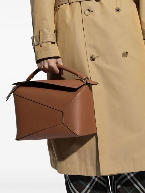 Loewe Large Puzzle Bag - Brown
