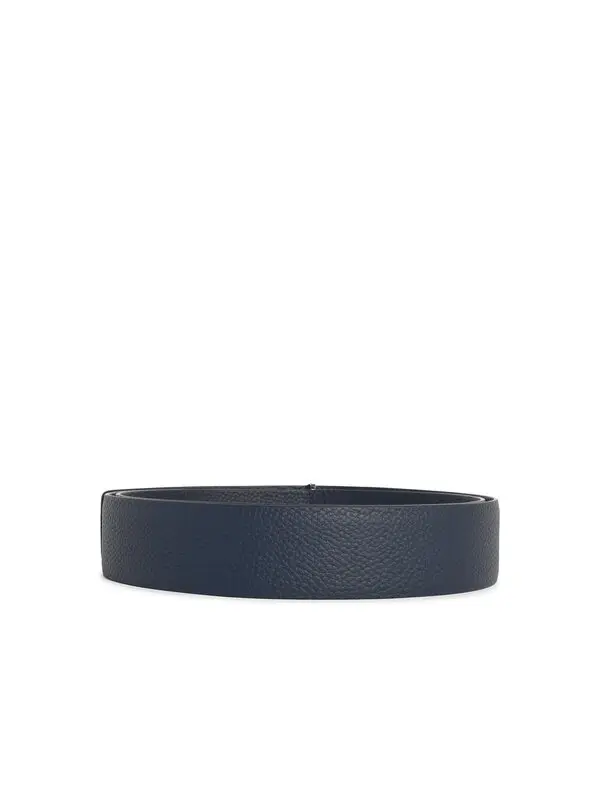 TOM FORD Navy Reversible Leather Belt