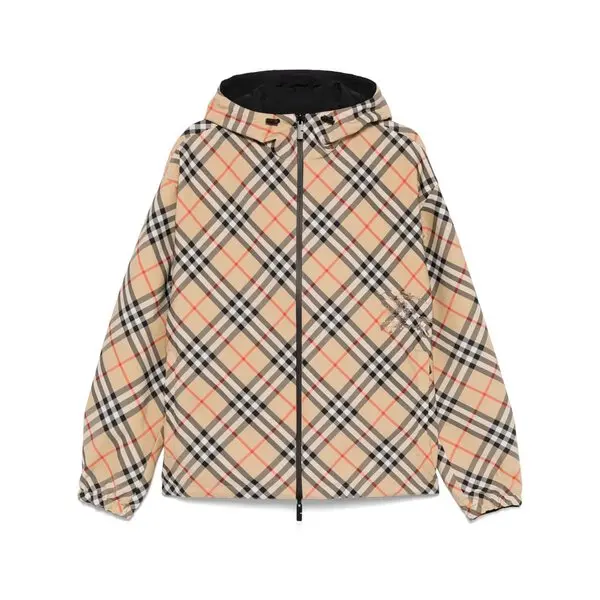 Burberry Neutrals Jackets Hooded Jackets