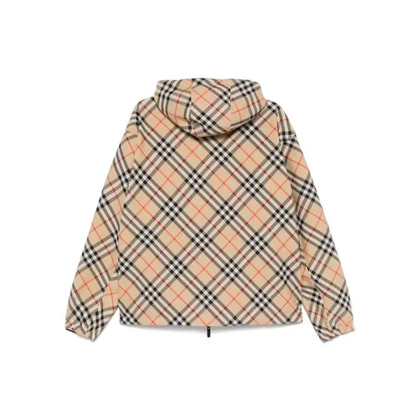 Burberry Neutrals Jackets Hooded Jackets