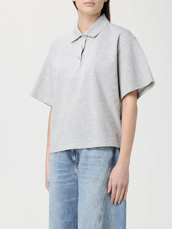 Saint Laurent Cotton Blend Polo Shirt