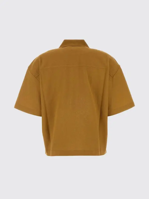 Saint Laurent Short-sleeve Cotton Polo With Patch Pocket - Multicolor