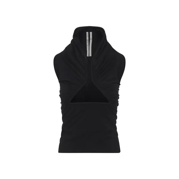 Rick Owens Prong Ss Top - Black