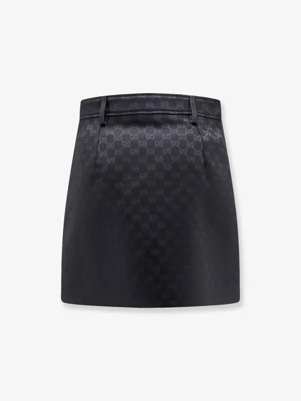 Gucci Cotton Blend Mini Skirt