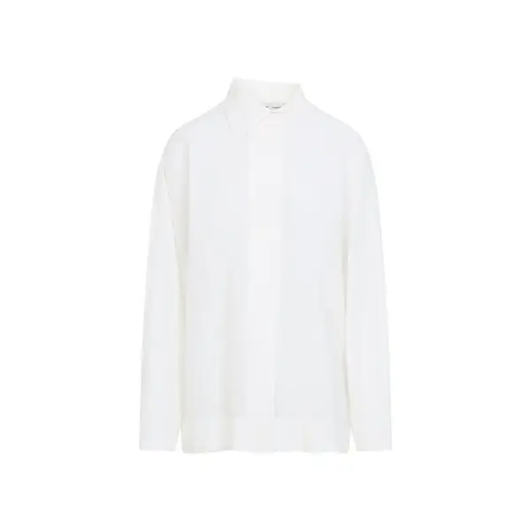 Carven Asymmetrical Collar Shirt - White