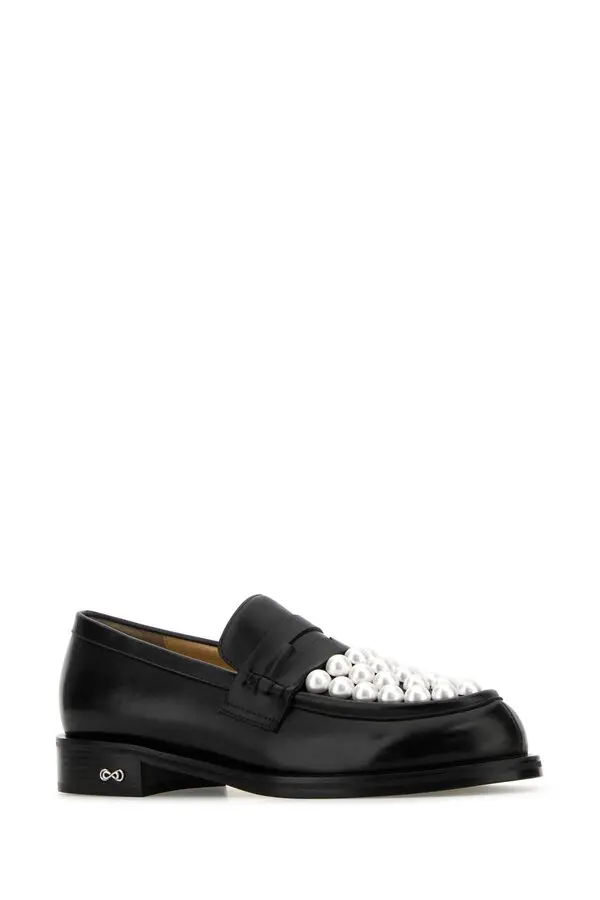 Mach & Mach Mach&mach Leather Sirene Loafers - Black