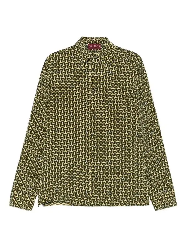 Gucci Classic Skinny `horsebit` Shirt
