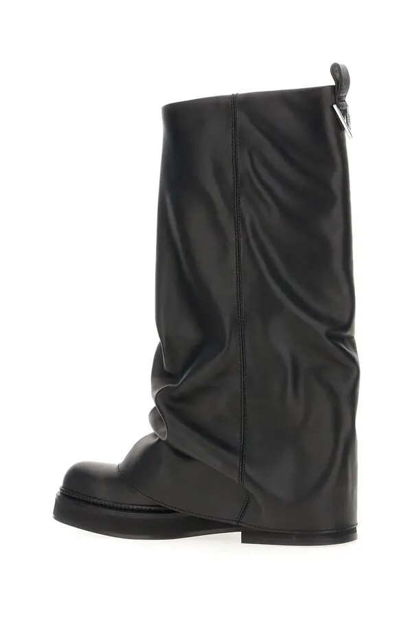 Attico Leather Boots - Multicolor