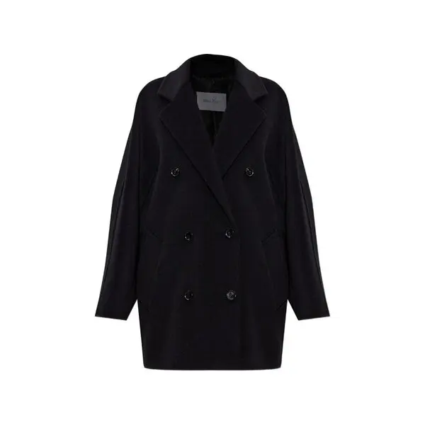Max Mara Coats Double Breasted & Peacoats - Black