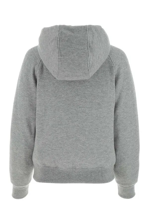 Prada Grey Cashmere Blend Down Jacket