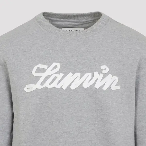LANVIN Embroidered Logo Sweatshirt