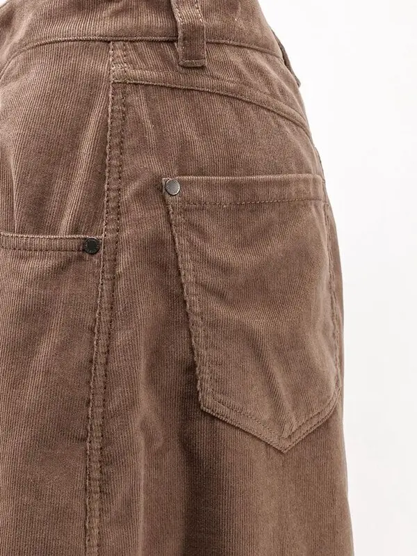 Brunello Cucinelli Maxi Corduroy Trousers - Multicolor
