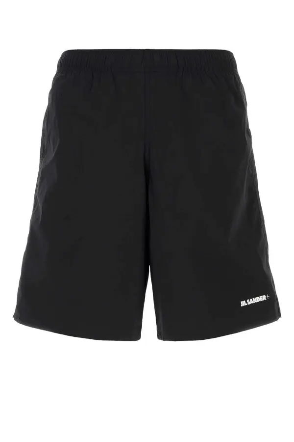 JIL SANDER Stretch Nylon Swimming Shorts - Black