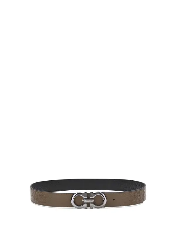 FERRAGAMO Reversible Leather Belt