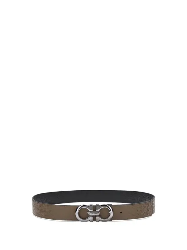 FERRAGAMO Reversible Leather Belt