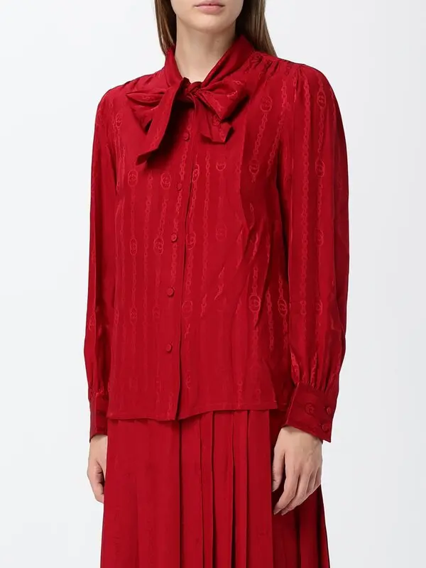 Gucci Silk Shirt - Red