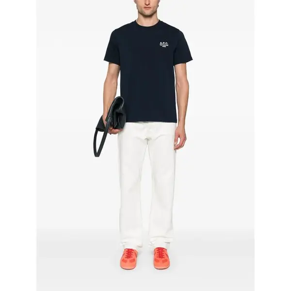 A.p.c. Cotton Jersey T-shirt - Blue