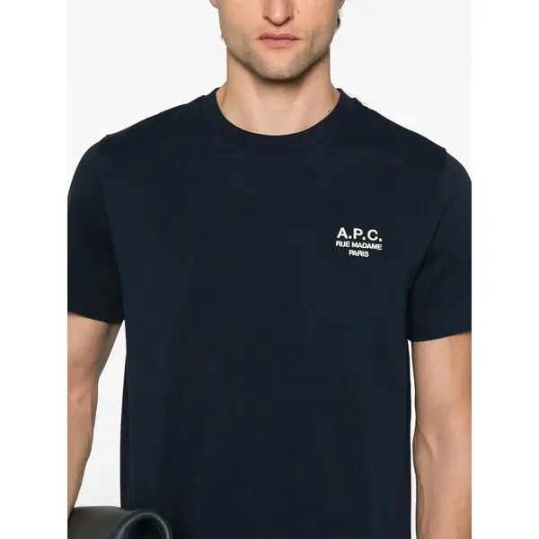 A.p.c. Cotton Jersey T-shirt - Blue