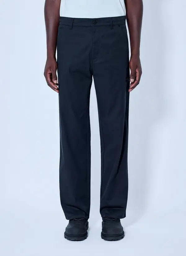 Moncler Mid Rise Tailored Trousers - Black