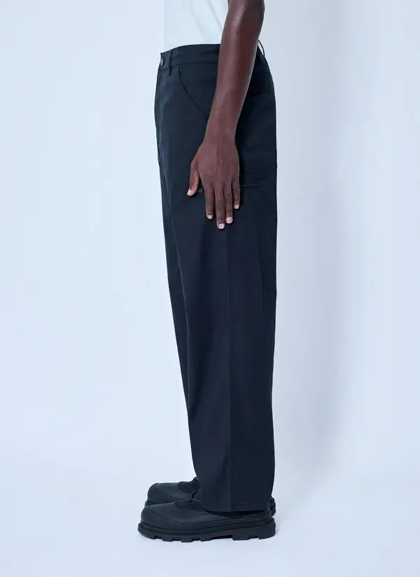 Moncler Mid Rise Tailored Trousers - Black