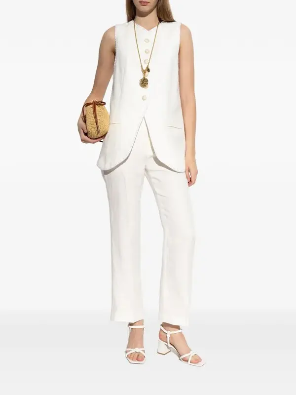 Etro Button-down Waistcoat With Trims