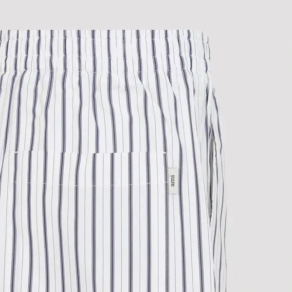 AMI Paris Elasticated Shorts - White