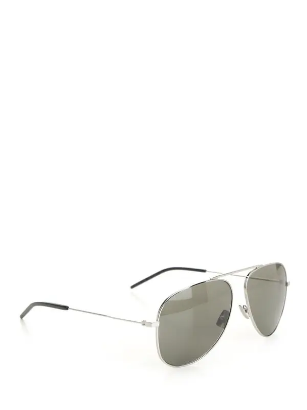 Saint Laurent Aviator Sunglasses - Silver