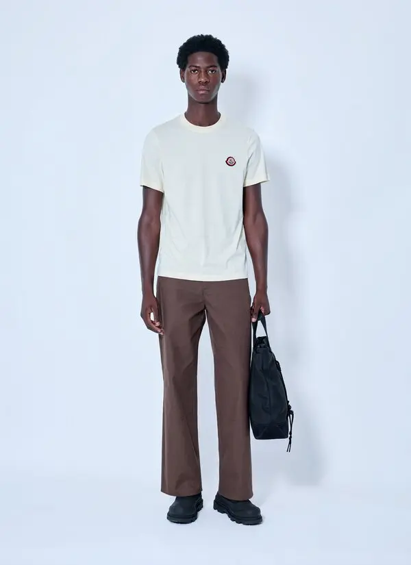 Moncler Tailored Straight-leg Trousers - Brown