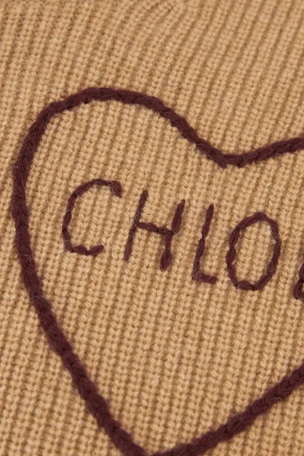 Chloé Ribbed Knit Pullover - Multicolor