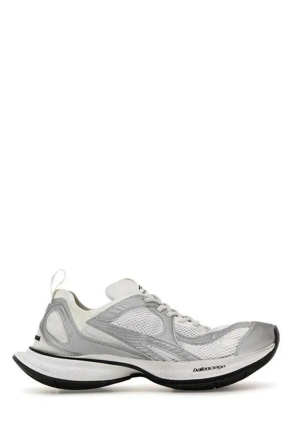 Balenciaga Mesh And Rubber Circuit Sneakers