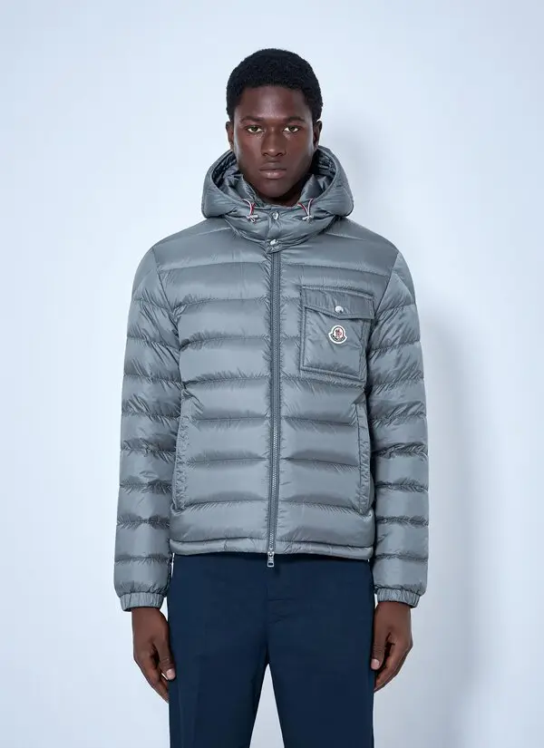 Moncler Verith Hooded Puffer Jacket - Gray