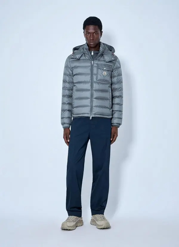 Moncler Verith Hooded Puffer Jacket - Gray