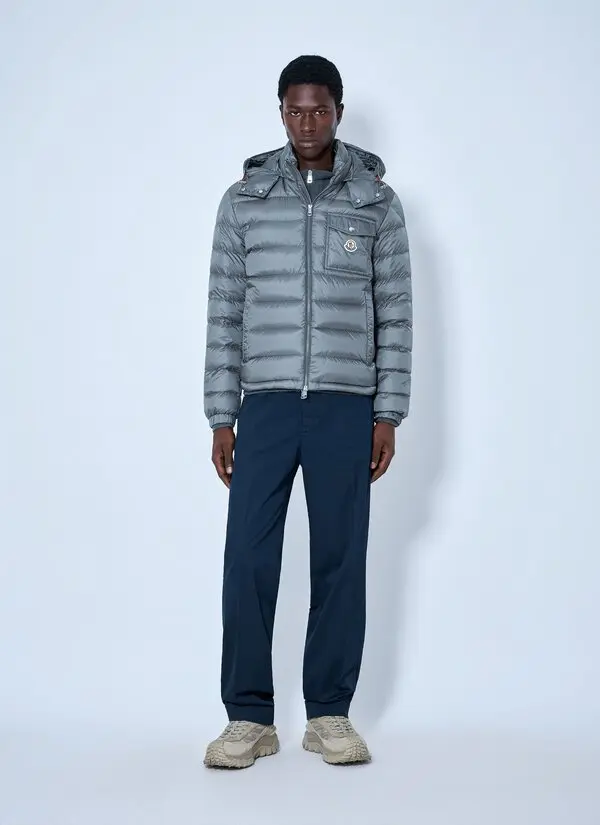 Moncler Verith Hooded Puffer Jacket - Gray