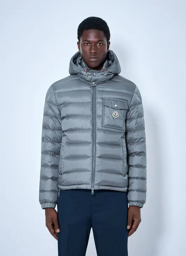 Moncler Verith Hooded Puffer Jacket - Gray