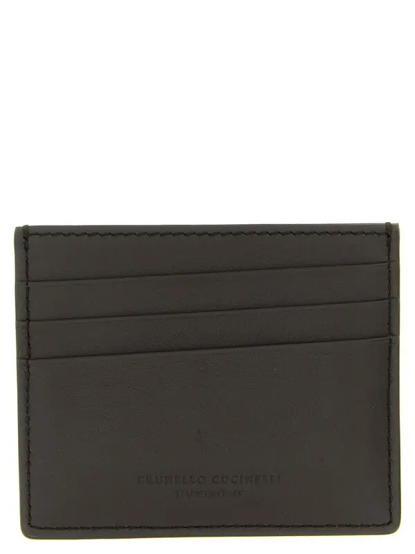 Brunello Cucinelli Logo Card Holder