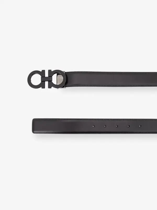 FERRAGAMO Reversible Leather Belt