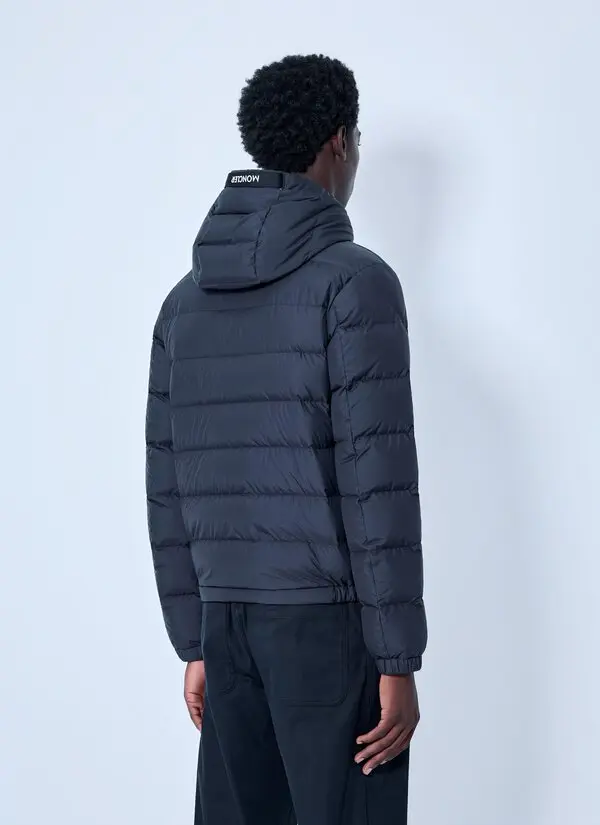 Moncler Zeflor Hooded Down Jacket - Black