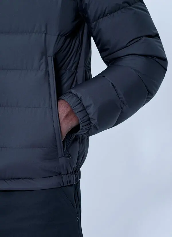 Moncler Zeflor Hooded Down Jacket - Black