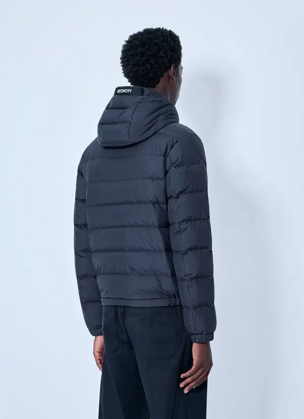 Moncler Zeflor Hooded Down Jacket - Black
