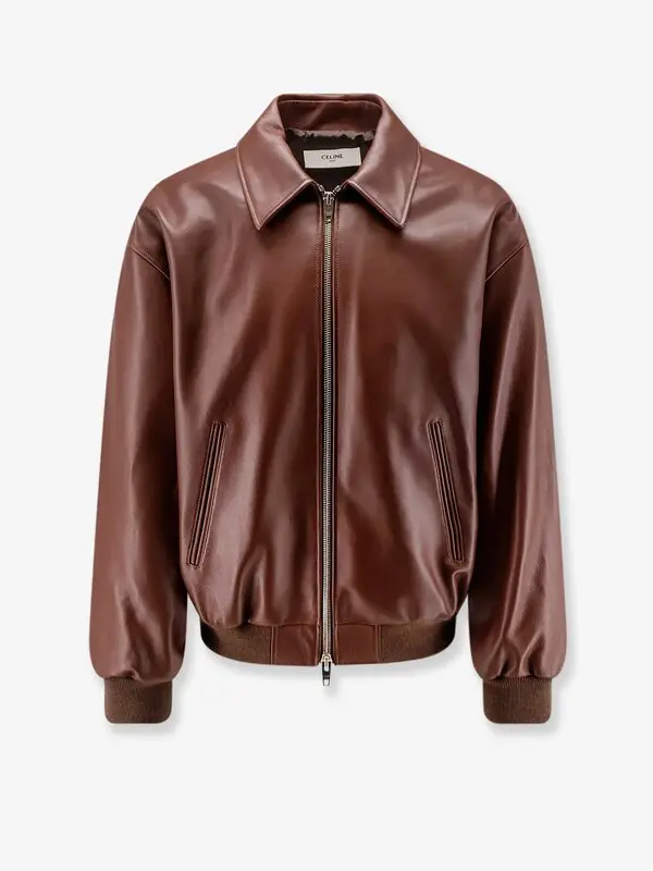Celine Teddy Leather Jacket