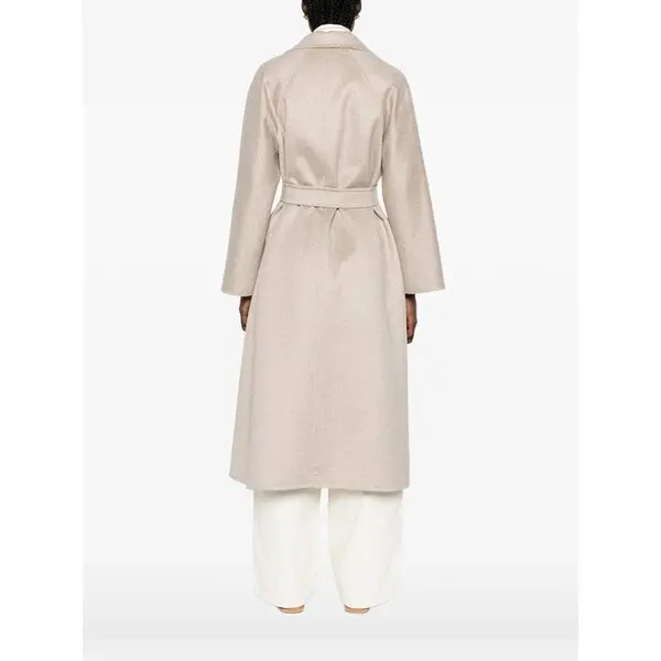 Max Mara Single-breasted Cashmere Coat - Cream